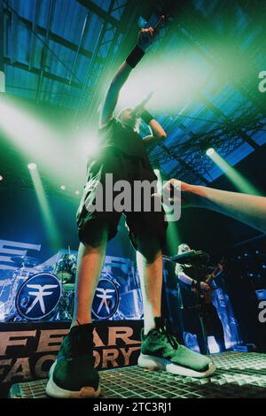 Milo Silvestro of Fear Factory performs during the Louder Than Life ...