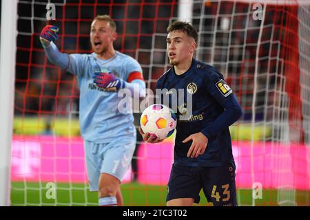 COLOGNE, GERMANY - 10 DECEMBER, 2023: The football match of Bundesliga ...