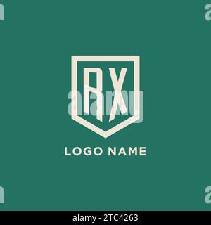RX initial monogram logo with geometric style design ideas Stock Vector ...