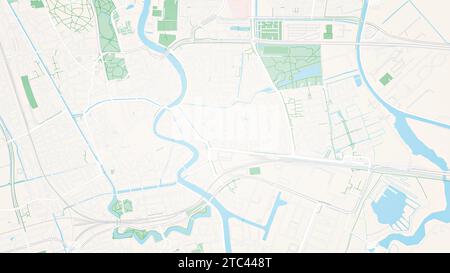 A generic city map illustration Stock Photo - Alamy