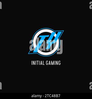 Monogram Lines TY T Y Letter Logo Design in Neon Colors. Creative ...