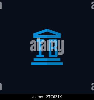 IB initial monogram with building logo design ideas Stock Vector Image & Art - Alamy