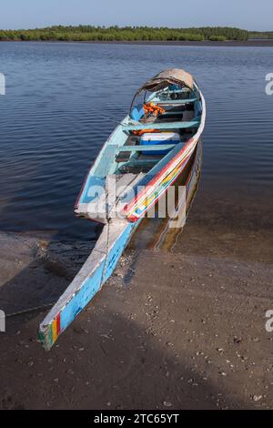 Senegal, Saloum River Delta, mangrove swamp in Sine Saloum area ...