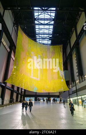 El Anatsui: Behind the Red Moon exhibition at Tate Modern, London Stock ...