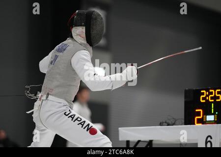 Ryosuke Fukuda (JPN), DECEMBER 8, 2023 - Fencing : 2023 Fencing World Cup Prince Takamado Trophy ...