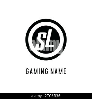 Initial SL circle round line logo, abstract company logo design ideas ...