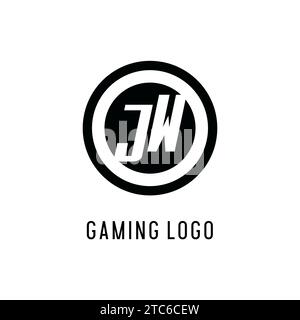 Initial JW circle round line logo, abstract company logo design ideas ...