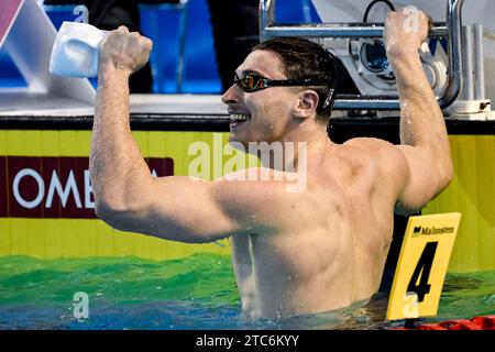 Maxime Grousset of France celebrates after winning the gold medal in ...