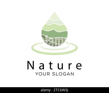 Water drop Logo Template vector illustration design Stock Vector Image ...