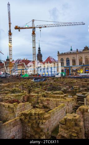 Remains of the old fortress and buildings rebuild after being destroyed ...