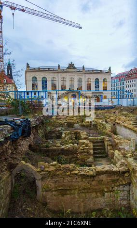 Remains of the old fortress and buildings rebuild after being destroyed ...