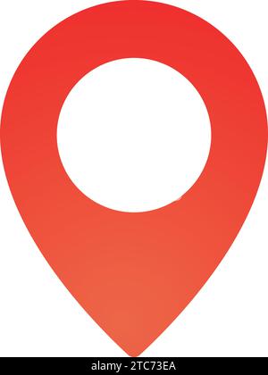 GPS navigation icon, flat style Stock Vector Image & Art - Alamy