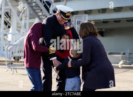 Captain Richard Hewitt, commanding officer of HMS Prince of Wales, is ...