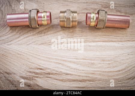 Copper water pipe threaded hose nipples monkey wrench adjustable ...