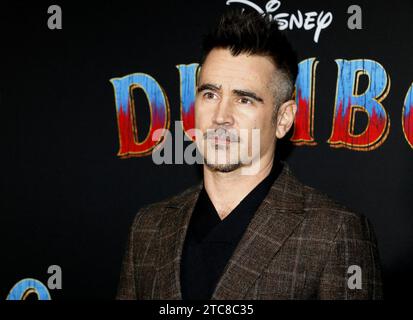 Colin Farrell at the World premiere of 'Dumbo' held at the El Capitan ...
