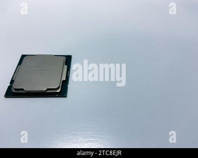 Used condition computer processor on white background Stock Photo - Alamy