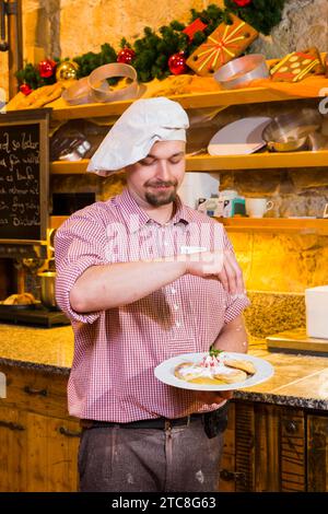 Saxon curd cheese dumplings Stock Photo - Alamy