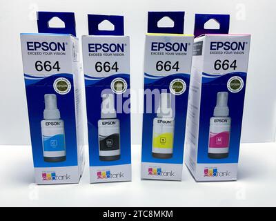 One set Genuine epson ink supplies, Epson Ink 664 Code for Epson L310 ...