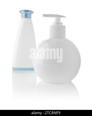 white plastical bottles isolated Stock Photo - Alamy