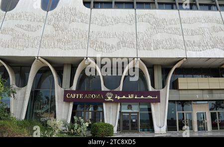 Caffe Aroma on Corniche Road at Riyadh in Saudi Arabia Stock Photo - Alamy