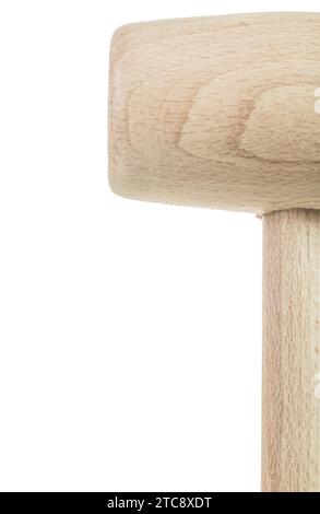 wood hammer in front of white background Stock Photo - Alamy