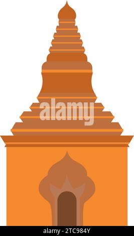 myanmar bagan temple illustration Stock Vector Image & Art - Alamy