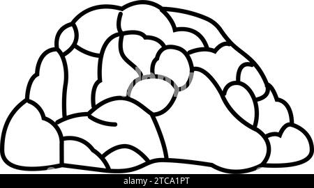 clothing shelter human evolution icon doodle illustration Stock Vector ...