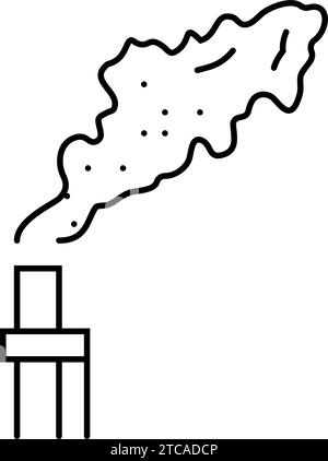 gas flaring petroleum engineer line icon vector. gas flaring petroleum ...