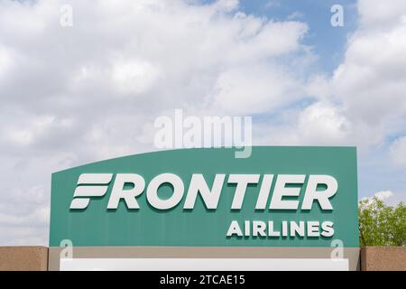 The Frontier Airlines headquarters in Denver, Colorado, USA Stock Photo ...