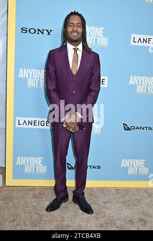 Gata attends the premiere of "Anyone But You" at AMC Lincoln Square on ...