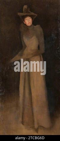 Harmony in Brown: The Felt Hat 1899 by James McNeill Whistler Stock ...