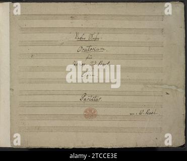 'Vater unser' by Wilhelm Friedrich Ernst Bach is a historical musical manuscript held in the ...