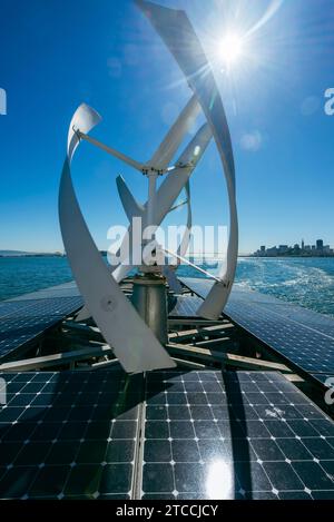 The solar panels at Alcatraz Island. San Francisco,CA Stock Photo - Alamy