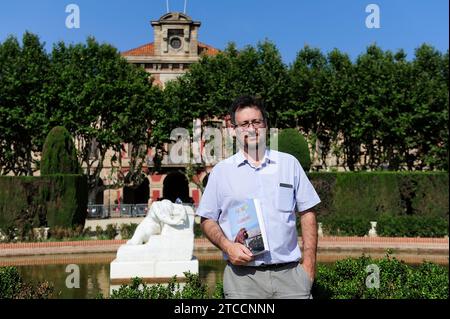 Barcelona. 08/05/2014. Interview with the writer Angel Puertas. Photos ...