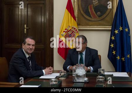 Madrid, 08/28/2017. Meeting of the Minister of the Interior Juan ...