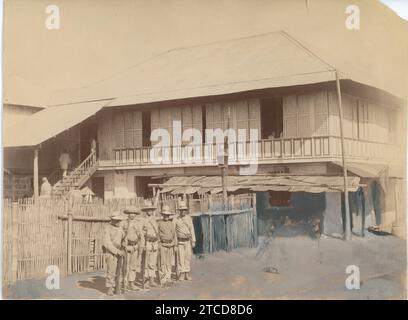 Cavite (Philippines), 1897. Philippine War. Bombing of Cavite from the ...