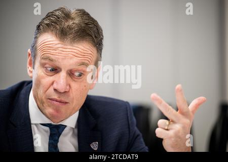 L-R, Minister of Justice Paul Van Tigchelt, Mons general prosecutor ...