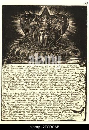 William Blake, Plate 53 Jerusalem (copy A Stock Photo - Alamy