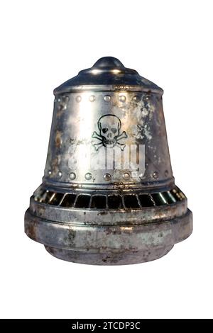 die clocke isolated on white background 3d illustration Stock Photo - Alamy