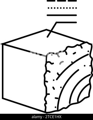 fatigue material failure materials engineering color icon vector ...