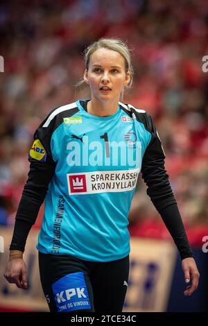 Herning, Denmark. 11th Dec, 2023. Kristina Jorgensen (23) and Emma ...