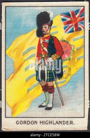 Gordon Highlander - Vintage British Tradecard Stock Photo - Alamy