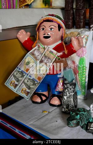 The Ekeko, a traditional god of luck and prosperity popular in the ...