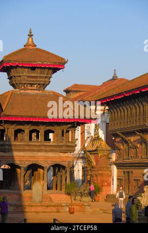 Nepal, Bhaktapur, Durbar Square, Octagonal Pavilion, Chyasilan Mandap ...