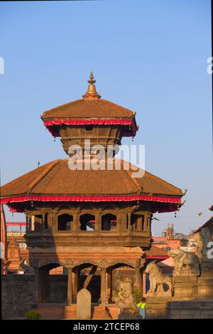 Nepal, Bhaktapur, Durbar Square, Octagonal Pavilion, Chyasilan Mandap ...
