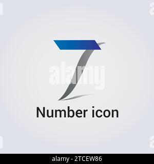 Number Digits Icon Logo Design Graphic Element Various Shapes and ...