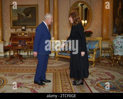 King Charles III receives Professor Mark Compton (Lord Prior, Order of ...