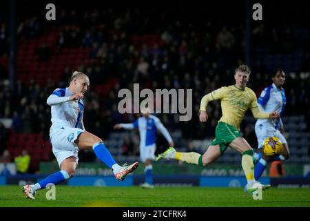 Blackburn Rovers' Arnor Sigurdsson scores their side's first goal of ...