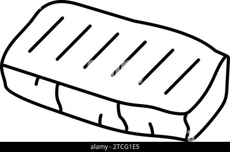 halloumi cheese greek cuisine line icon vector. halloumi cheese greek ...