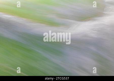 The fast glacial waters of the Dosewallips River, Olympic National ...